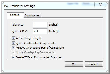 AutoPIPE - 13. PCF Translator closes abruptly when importing a model ...