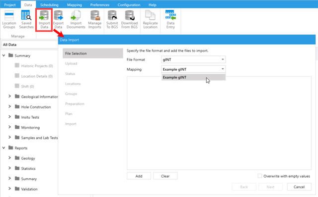 OpenGround - Importing, Downloading, and Deleting Mapping Files - Communities