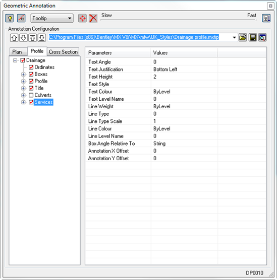 OpenRoads | OpenSite - How to Generate Drainage Profile and Annotate using MXtips File - Communities