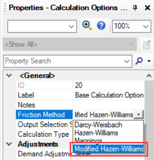 OpenFlows | Water Infrastructure - How to use the Modified Hazen ...