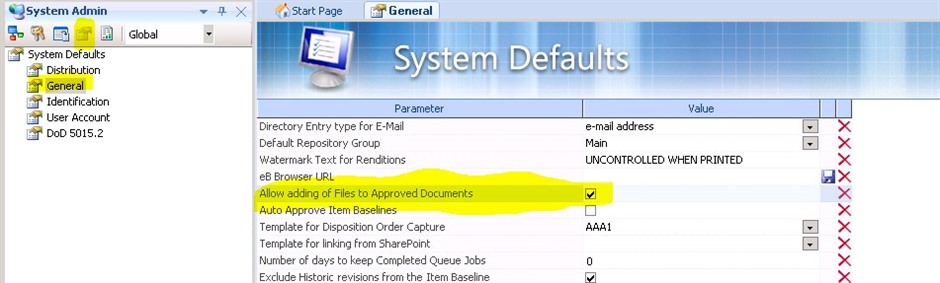 AssetWise ALIM - Files added to Approved Document - Communities