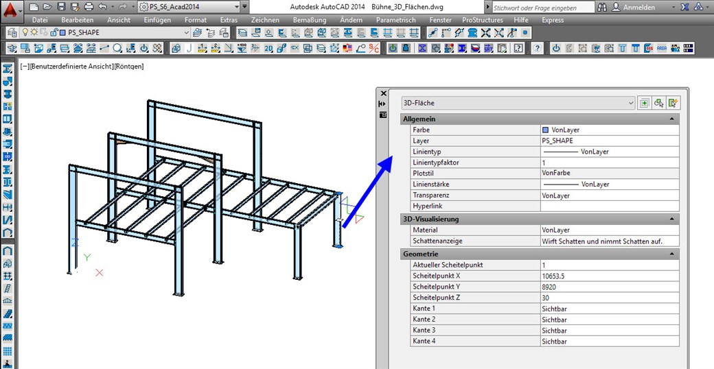 ProStructures - Export DWG 3D Zeichnung - Communities