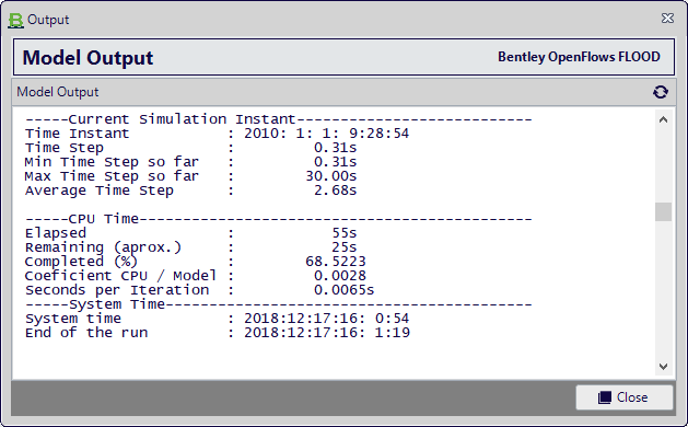 OpenFlows | Water Infrastructure - Running a model simulation in OpenFlows FLOOD - Communities