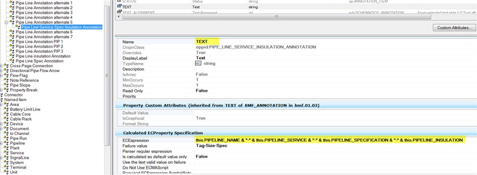 OpenPlant - Customize Pipeline Annotation to Include Service ...