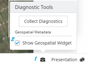 iTwin Spatial Alignment - Geospatial Metadata widget - Communities