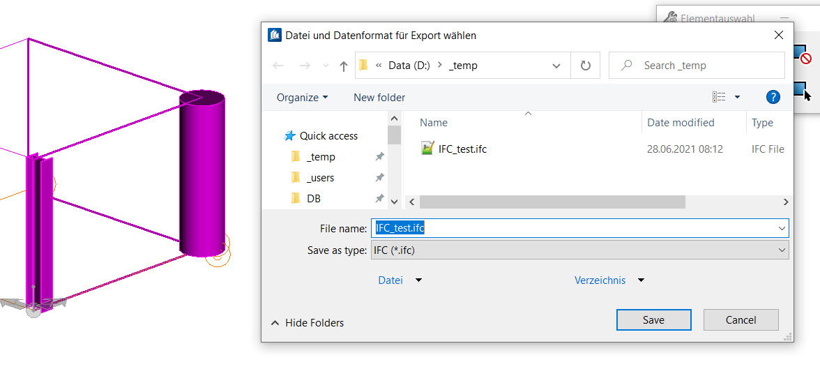 ProStructures - IFC Export ProSteel und Plattform Elemente - Communities