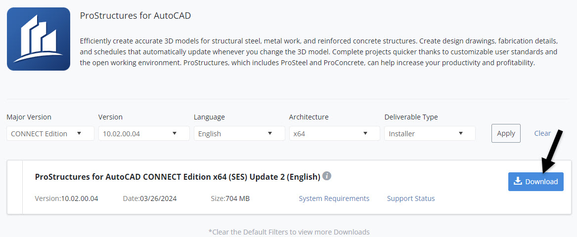 ProStructures - Aktuelle Versionen ProSteel - Communities