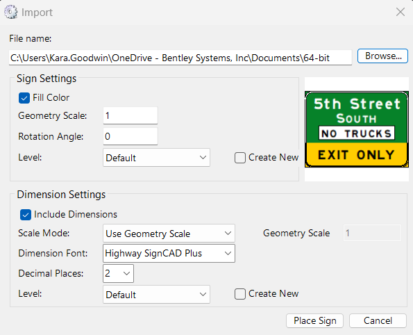 OpenRoads | OpenSite - How to Load the OpenRoads SignCAD to DGN Application - Communities