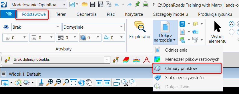 OpenRoads | OpenSite - Rodzaje plików, z których można tworzyć chmury ...
