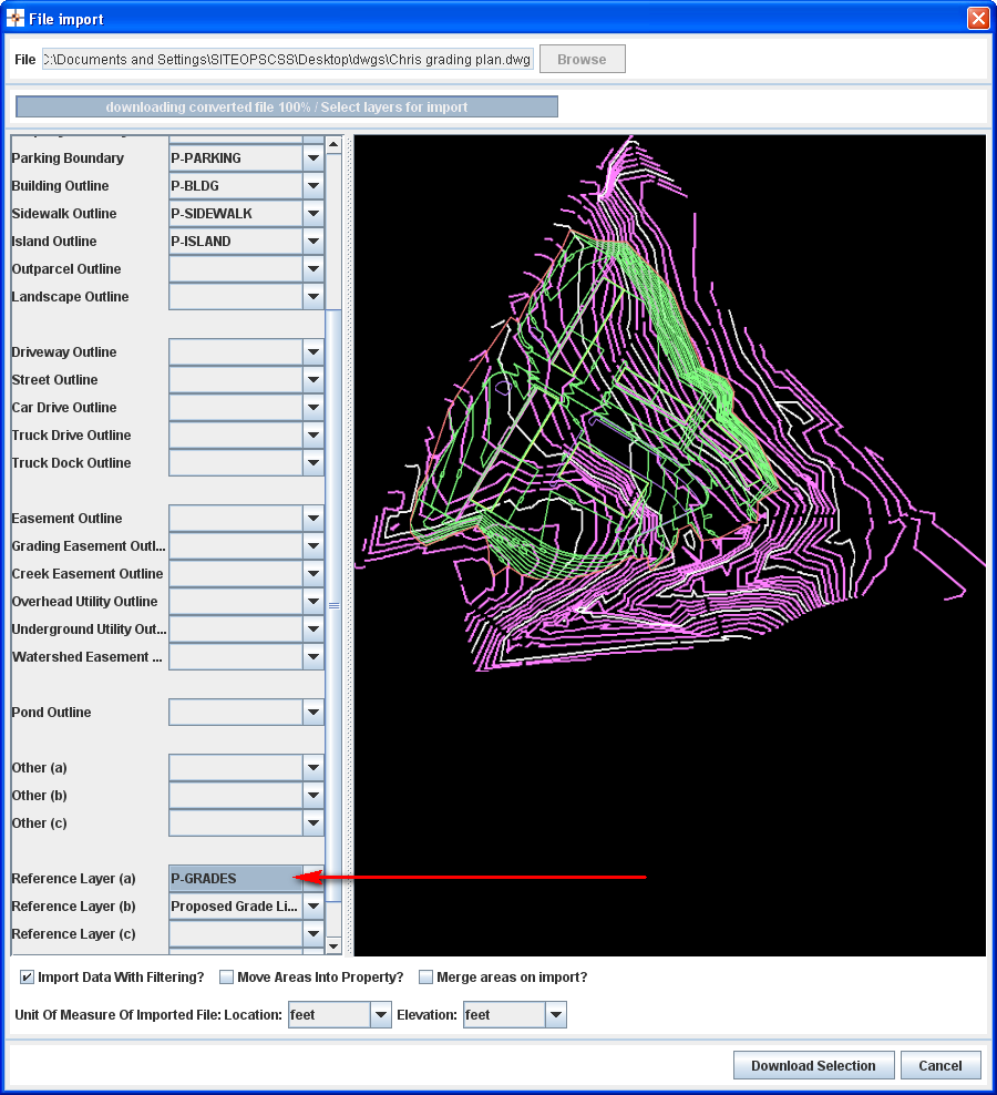 SITEOPS - 1. Importing a Proposed Finished Grade from a DWG - Communities