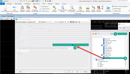 OpenUtilities - How to Add Name plate Attribute to Parts Database - OpenUtilities Substation ...