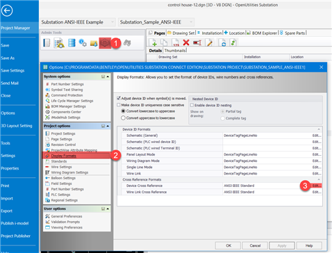 OpenUtilities - How to change the Prefix for a Device Cross Reference - OpenUtilities Substation ...