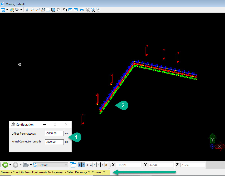 OpenPLANT | AutoPLANT - How to use AutoPlace Conduit tool to connect ...