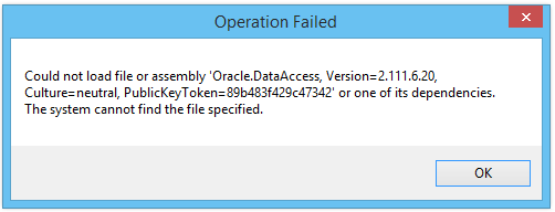 AssetWise Linear Network Management - Cannot connect to Exor database from Exor Mapcapture ...