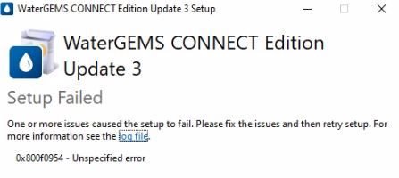 OpenFlows | Water Infrastructure - Error when installing program: "Unspecified error ...
