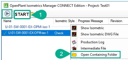 OpenPLANT | AutoPLANT - How to set different Output Format for Isometrics. - Communities