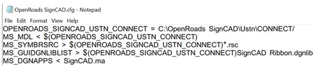 OpenRoads | OpenSite - Loading the SignCAD MDL (CONNECT applications ...