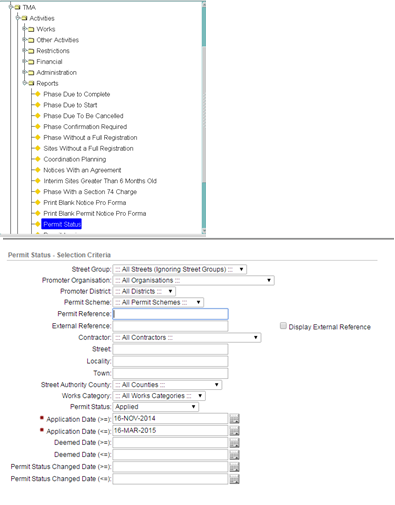 AssetWise Linear Network Management - Permit Response date on Non Working Day - Major Works ...