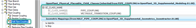 OpenPLANT | AutoPLANT - To Resolve selecting Half Coupling also displays Full Coupling in OPM ...