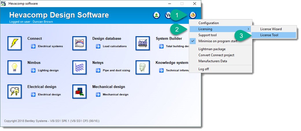 HEVACOMP - How to send your license logs - Communities