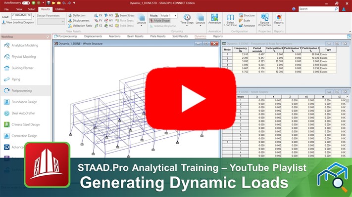 RAM | STAAD | ADINA - Modeling Loads in STAAD.Pro - Communities