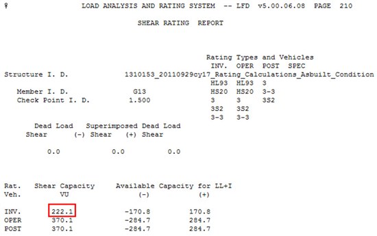 LARS | LEAP | OpenBridge | OpenTunnel | RM - LARS LFD Non Composite Steel Verification - Communities