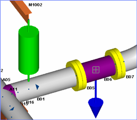 AutoPIPE - 01. How to model a piping component supported by steel ...