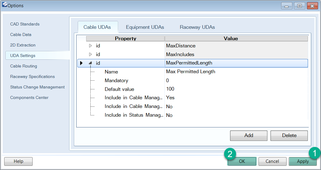 OpenPLANT | AutoPLANT - How to create Cable UDA in Bentley Raceway and ...