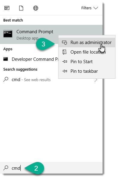 HEVACOMP - How to open an administrator level Command prompt - Communities
