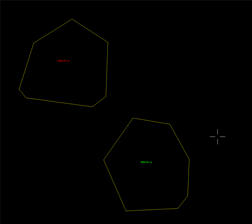 SITEOPS - Cut/Fill volumes displayed on Borrow/Fill areas - Communities