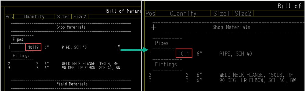 OpenPLANT | AutoPLANT - How to show Pipe length in Meter for a Mixed ...