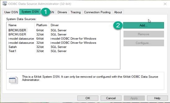OpenPlant - How to configure BRCM with SQL Database with Windows Authentication - Communities