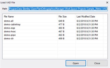 OpenPLANT | AutoPLANT - How to Change Settings as Per VAD file - Communities