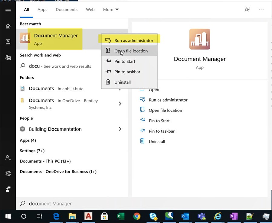 OpenPLANT | AutoPLANT - Document Manager New Document creation error "Could not Execute ...