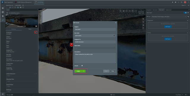 iTwin Experience - Change Issue Workflow Status - Communities