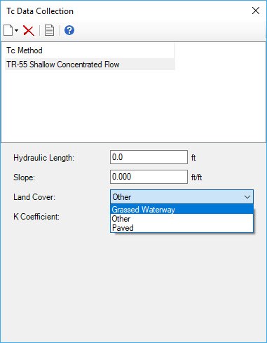 OpenFlows | Water Infrastructure - Using the TR-55 Shallow Concentrated ...