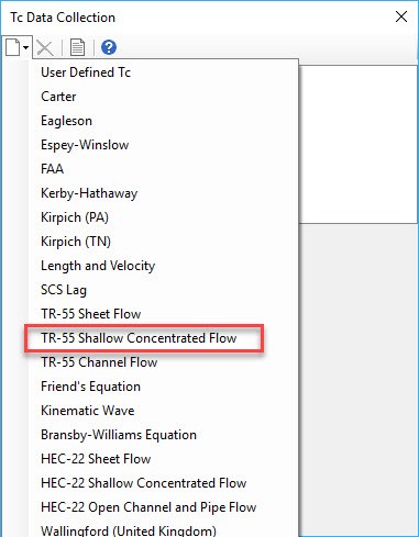 OpenFlows | Water Infrastructure - Using the TR-55 Shallow Concentrated ...