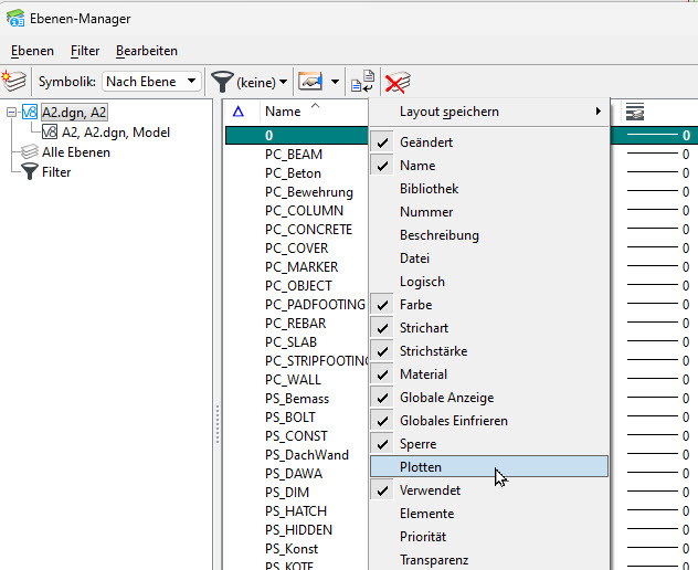 ProStructures - Elemente fehlen beim Ausdruck - Communities