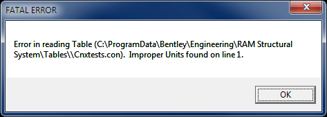 RAM | STAAD | ADINA - RAM Table Editing [FAQ] - Communities