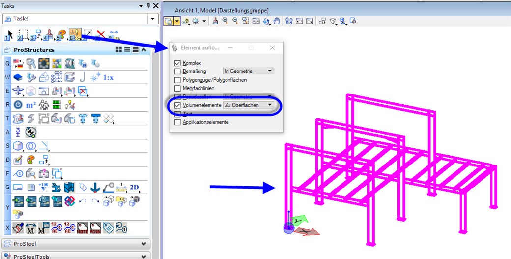 ProStructures - Export DWG 3D Zeichnung - Communities