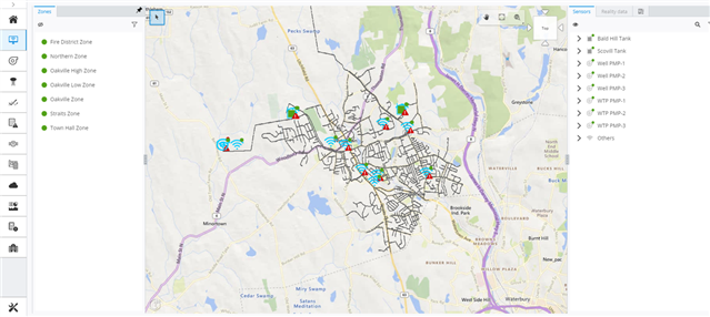 OpenFlows | Water Infrastructure - WaterSight - Maps - Communities