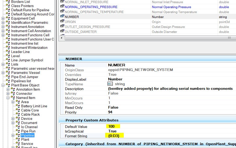 OpenPlant - How to Format number property on Equipment and Pipelines in ...