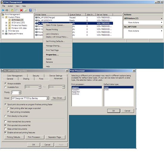 bentley.general.de - Einstellung des Print Processor unter Windows ...