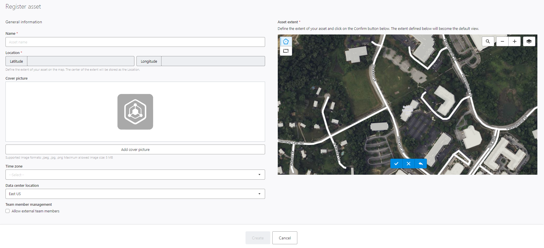iTwin IoT - Starting Page- Assets Overview Page - Communities