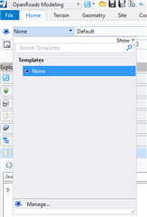 OpenRoads | OpenSite - Where did my Element Template Go - Communities