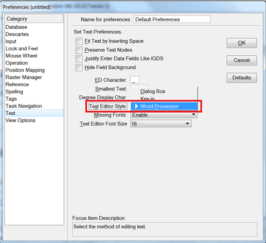 MicroStation - Text Editor - Word Processor error - Unable to Load ...
