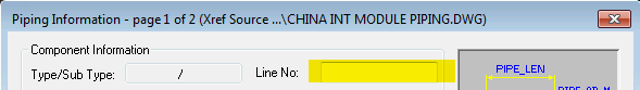 OpenPlant - To Populate the Missing Line Number of the Piping Model in ...