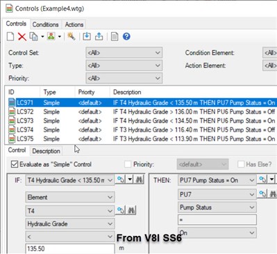 OpenFlows | Water Infrastructure - Simple Controls vs. Logical Controls - Communities