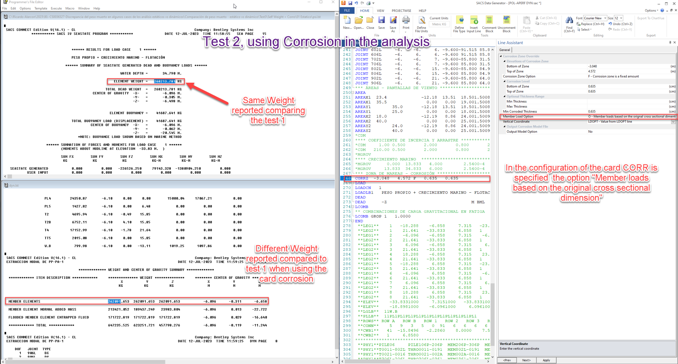 MAXSURF | MOSES | SACS | OpenWindPower - Using Corrosion in Seastate analysis - Communities