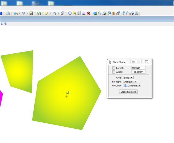 MicroStation - Wie kann man eine Gradient-Farbe an geschlossenes Shape ...